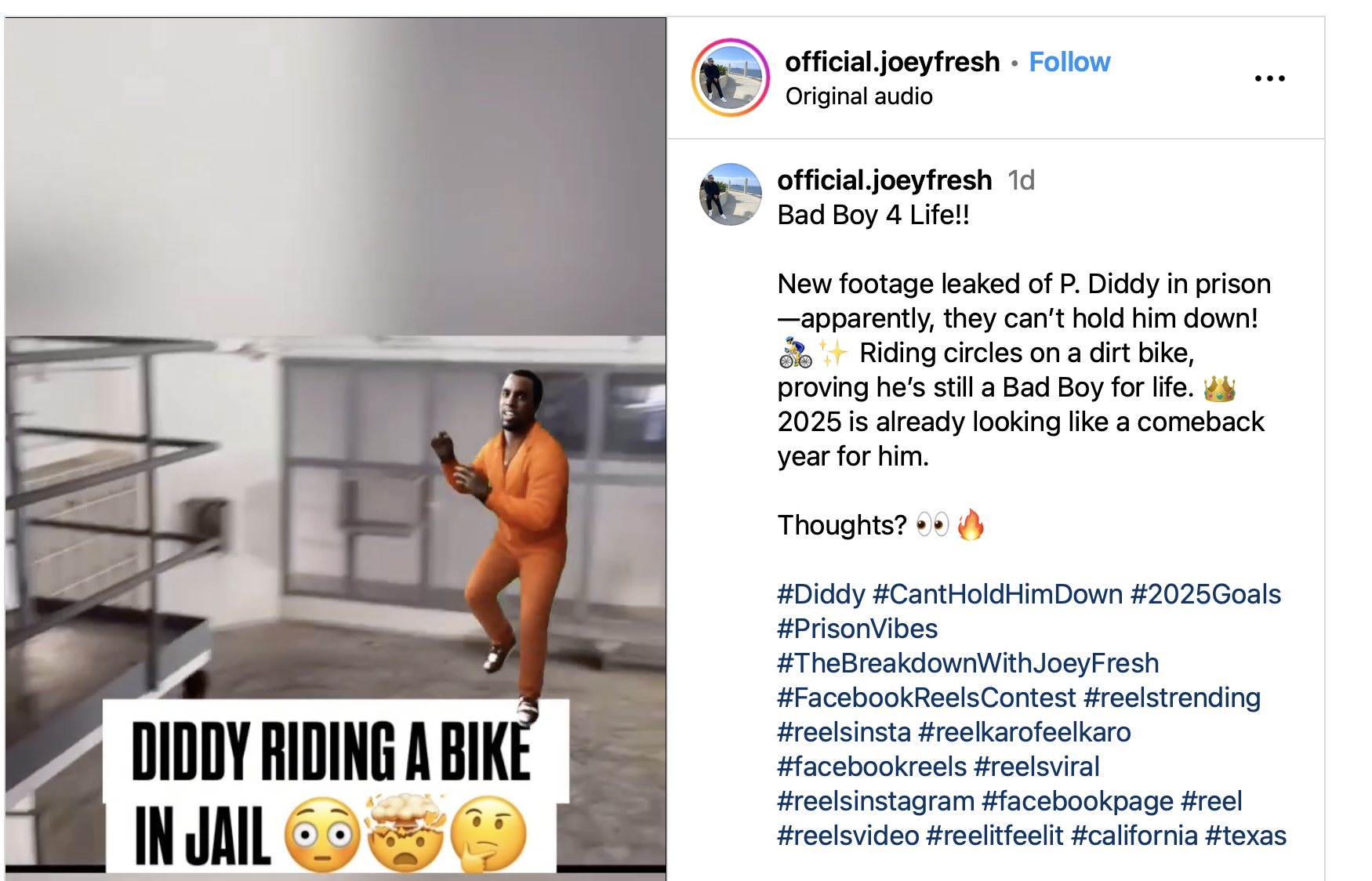 Fact Check: Video Does NOT Show Leaked Footage Of Sean 'Diddy' Combs Riding A 'Dirt Bike' In ...